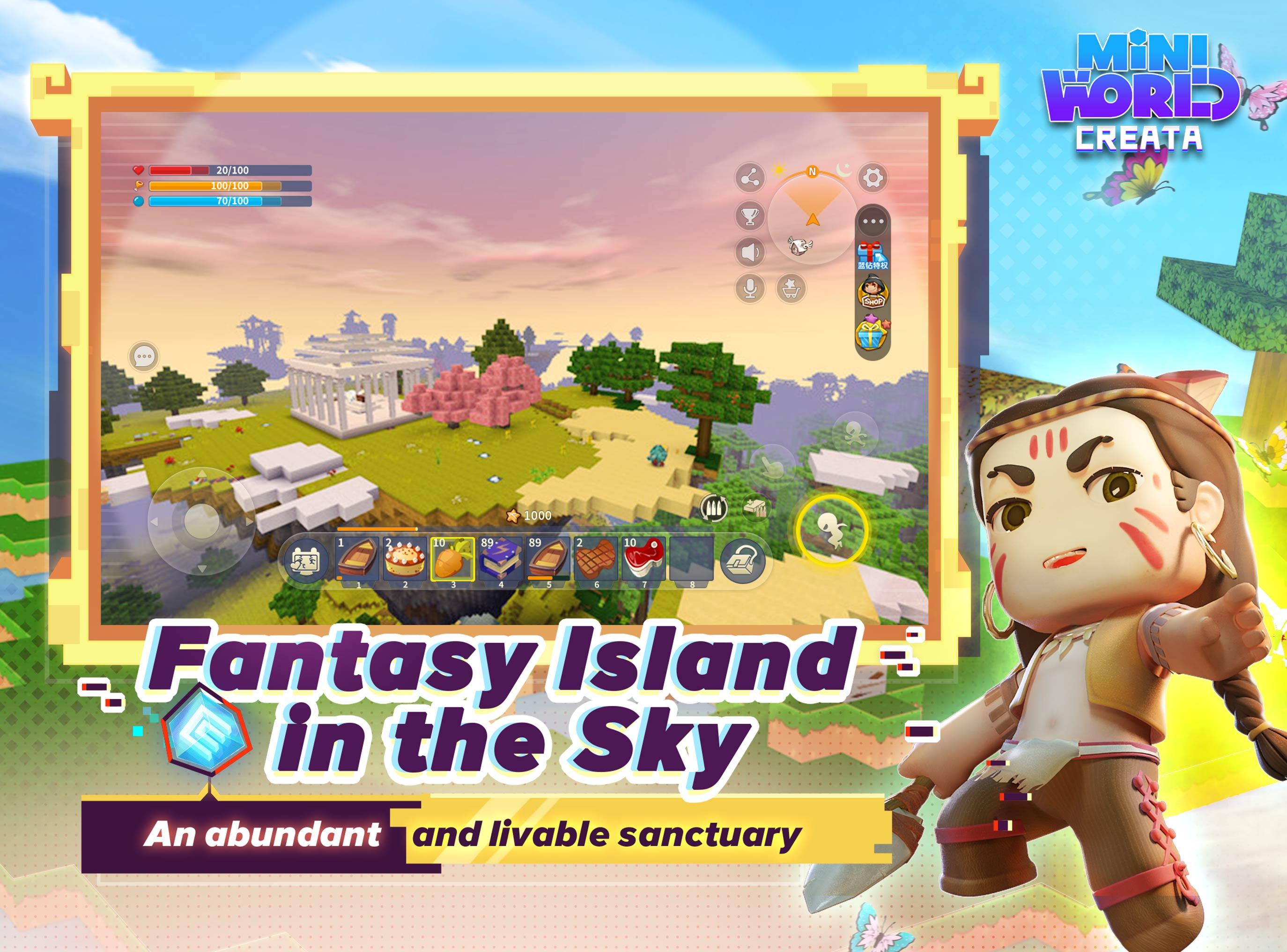 Скачать Mini World: CREATA на ПК | Официальный представитель GameLoop